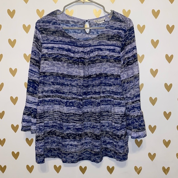 new directions | Tops | New Direction Burnout Blouse | Poshmark
